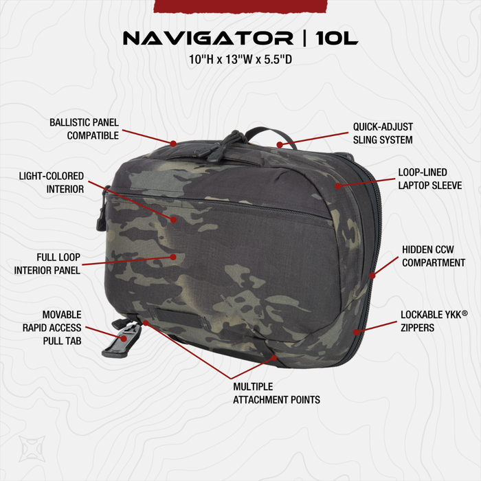 Navigator MultiCam® Sling Bag | Vertx Official Site